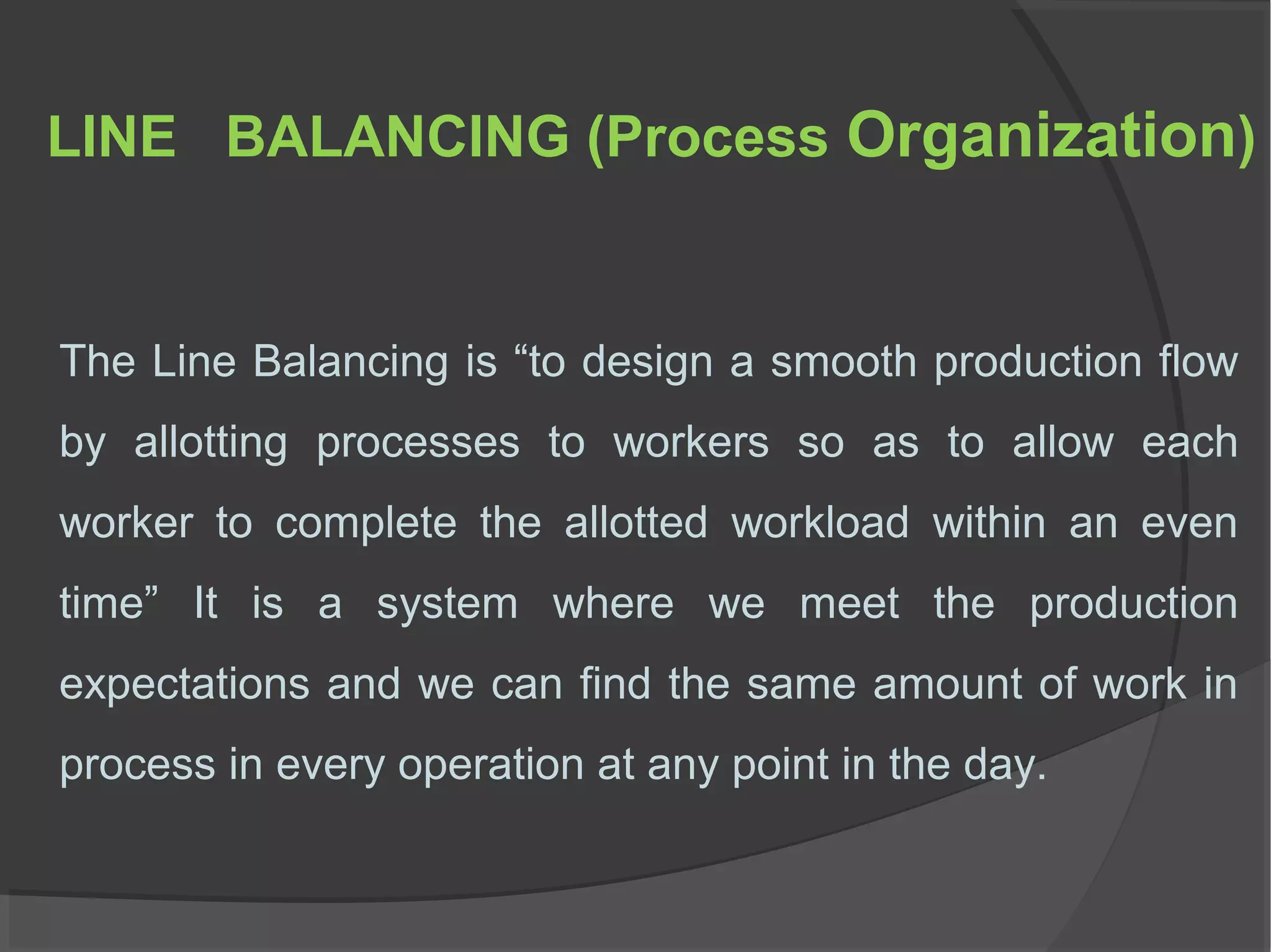 Line Balancing In Garments Industry | PPT