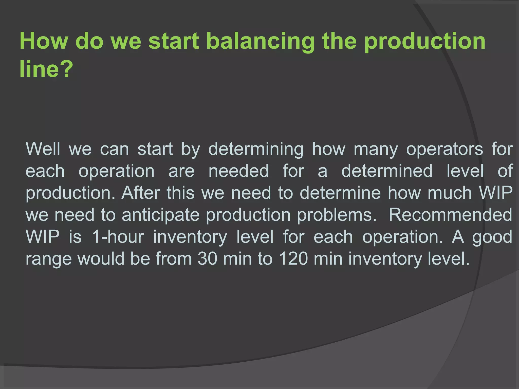 Line Balancing In Garments Industry | PPT
