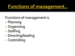 14 principle of managment too short and too sweet | PPTX