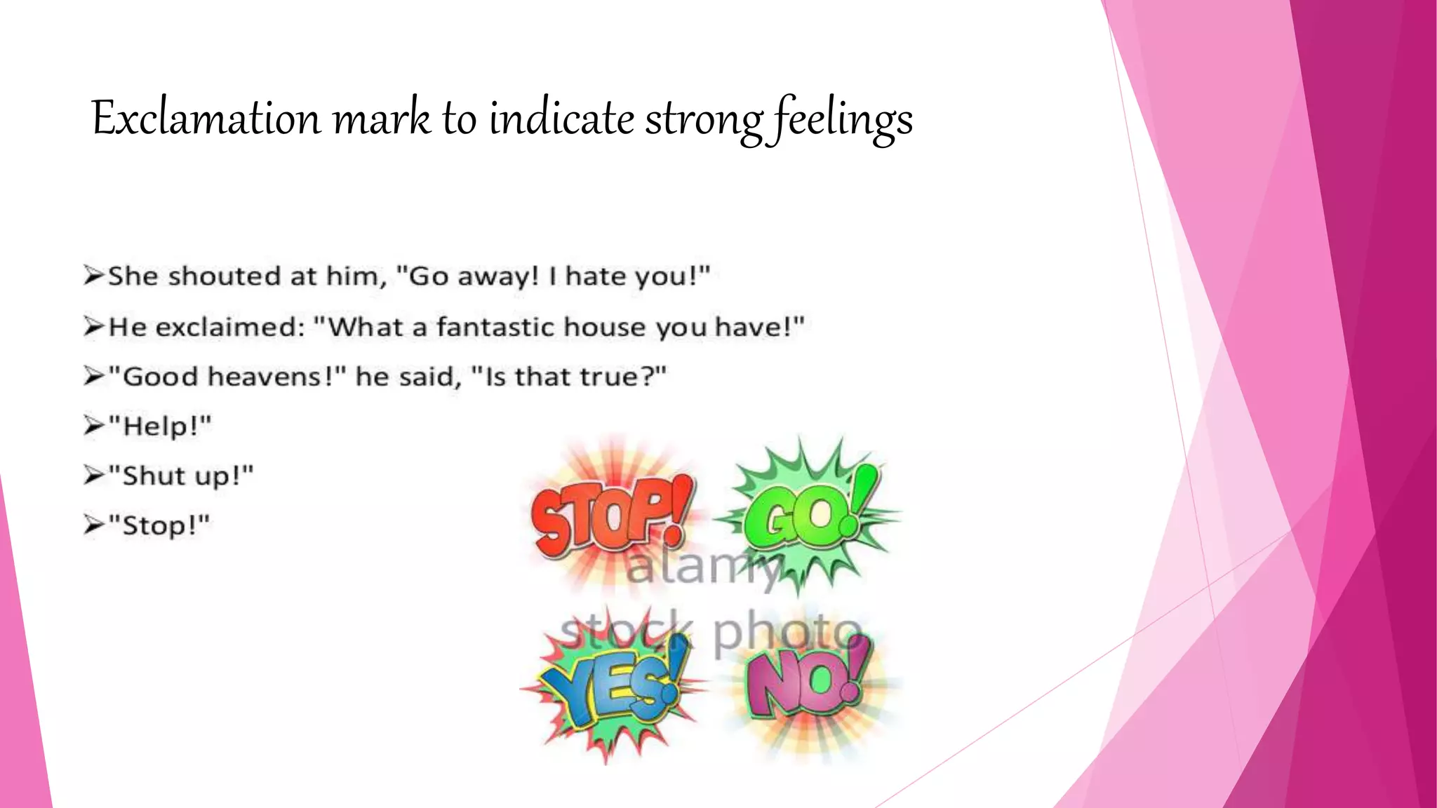Exclamation mark | PPTX