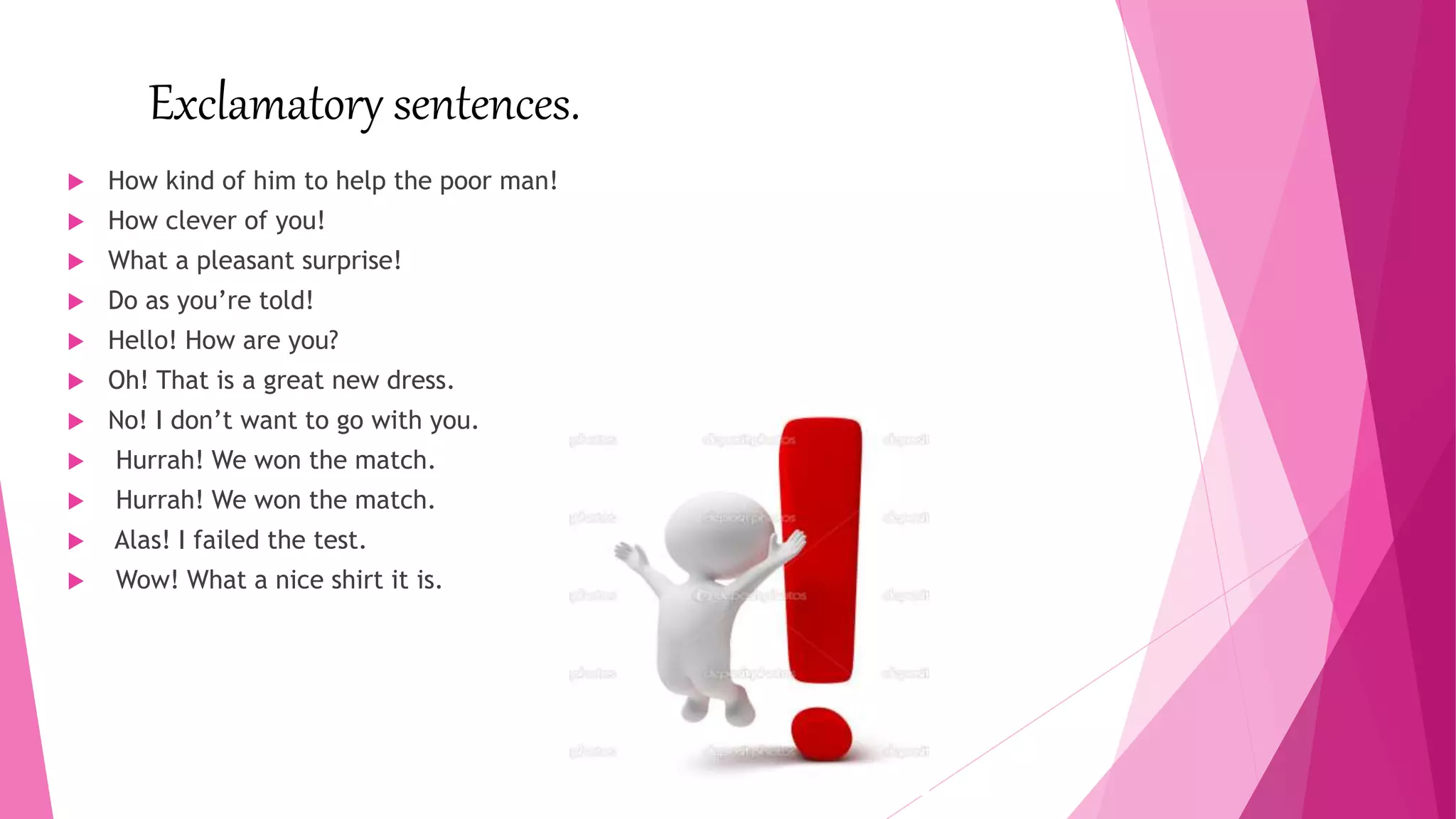 Exclamation mark | PPTX