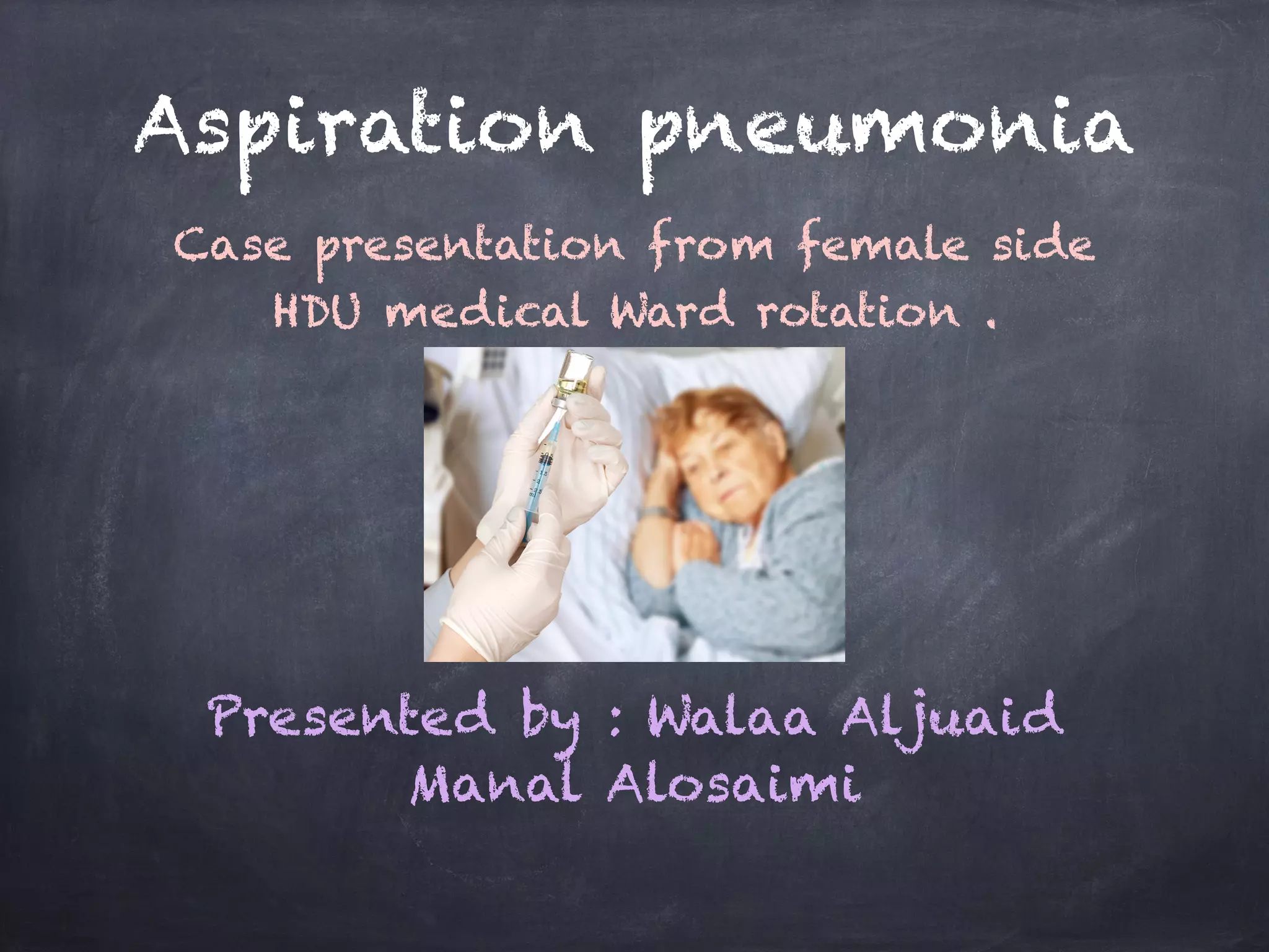 Aspiration pneumonia | PDF