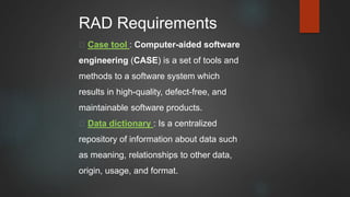 The Waterfall Model & RAD MODEL | PPT