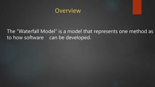 The Waterfall Model & RAD MODEL | PPTX