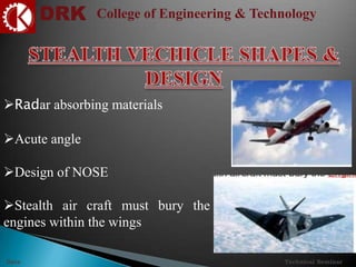 Presentation on stealth technology | PPTX