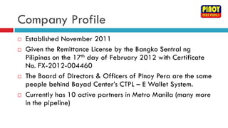 pinoy pera padala | PPTX | Credit Cards | Personal Debt