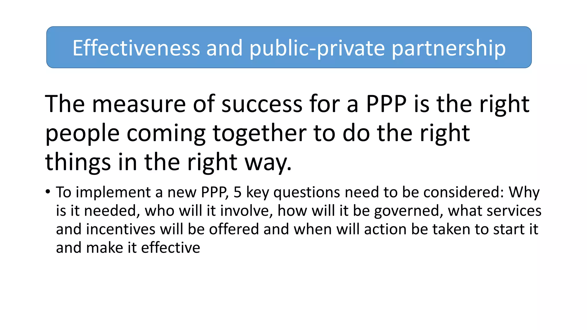 Public Private partnership | PPTX
