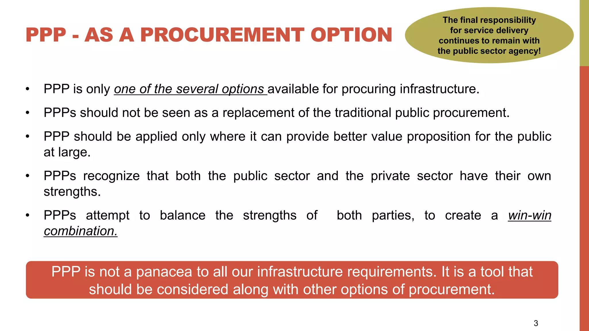 PPP identification & STRUCTURING Conceptualising | PPTX | Civil ...