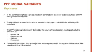 PPP identification & STRUCTURING Conceptualising | PPT