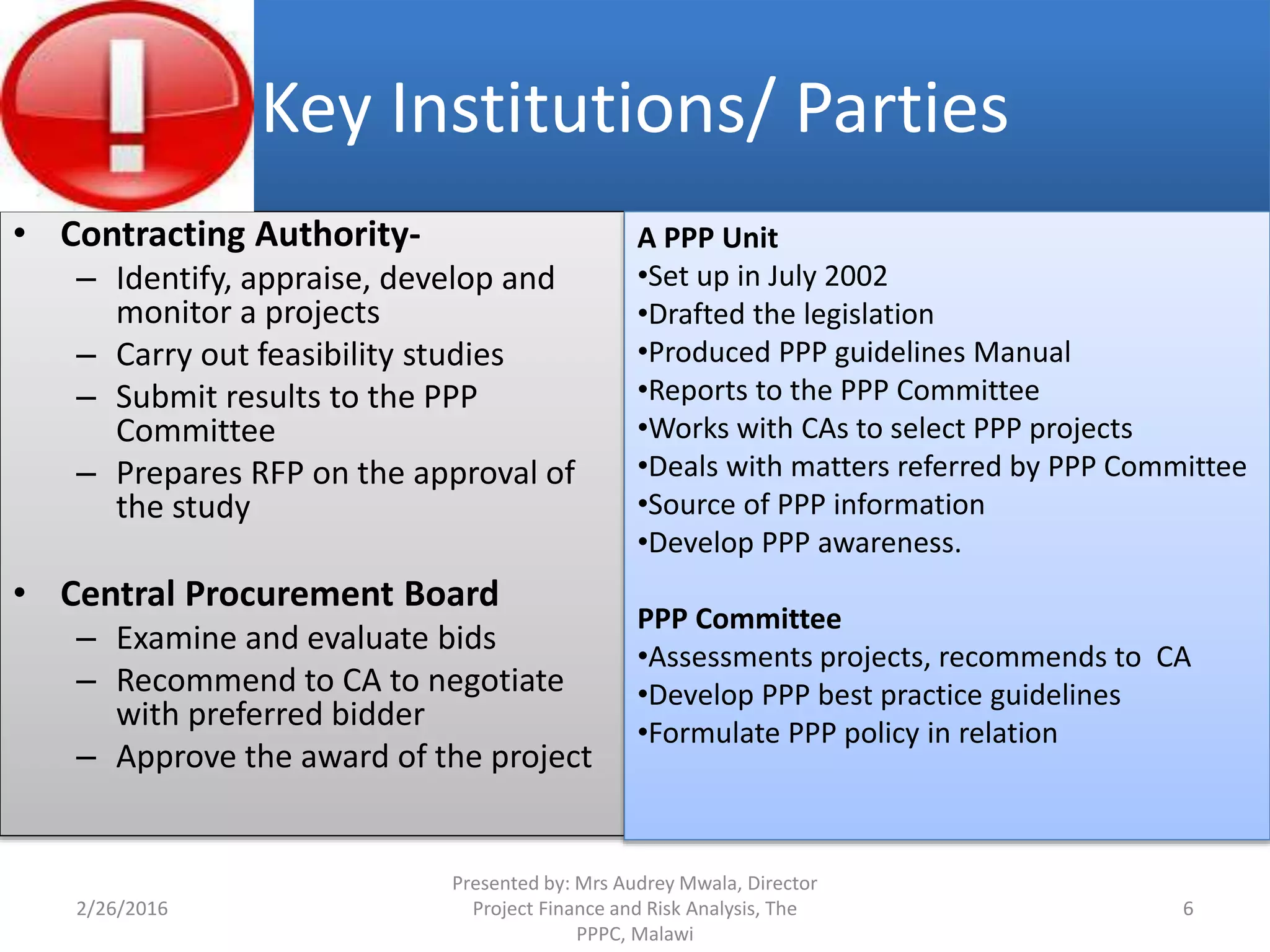 Ppp project life cycle | PPTX