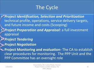 Ppp project life cycle | PPTX