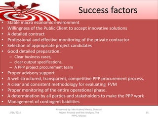 Ppp project life cycle | PPTX