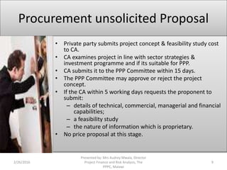 Ppp project life cycle | PPTX