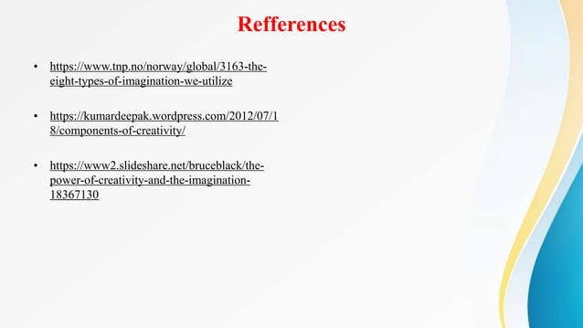 creativity and imagination | PPTX | Science