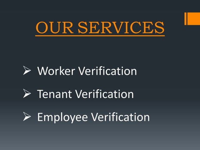 Employee Background verification Company | PPT
