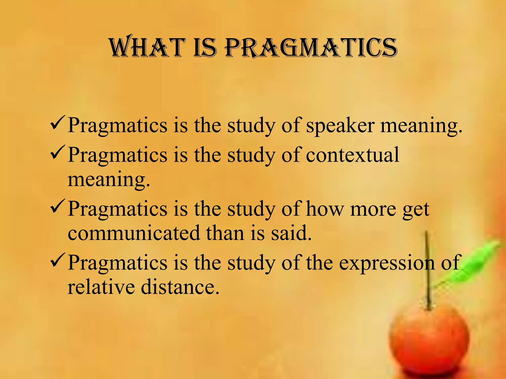 Pp pragmatics | PPTX