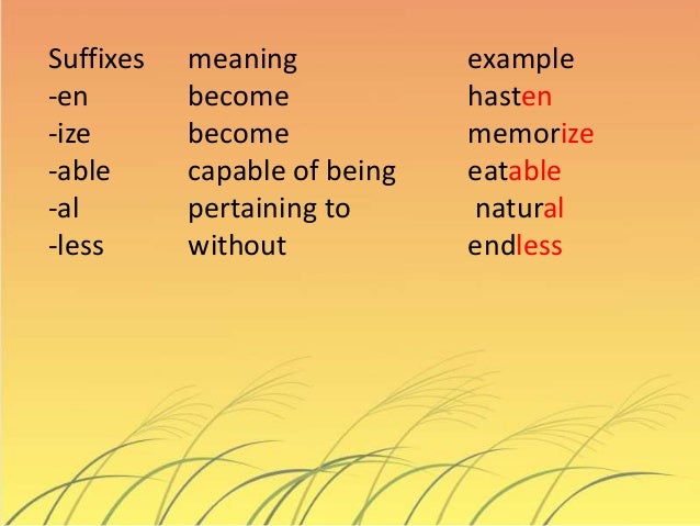 Prefixes And Suffixes prefixes-and-suffixes