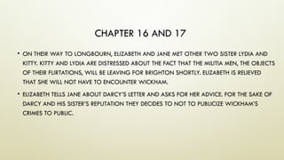 A presentation on Pride and Prejudice (vol.2,chapters:12-19) | PPTX