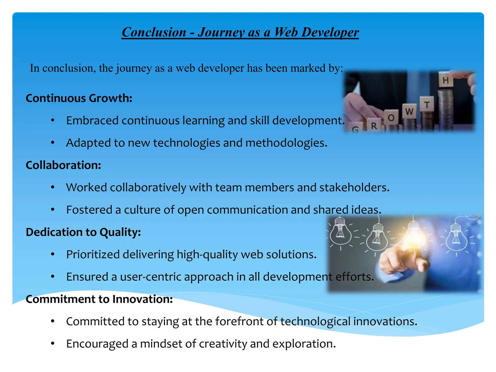 The Realistic - Future : Web Development | PPT