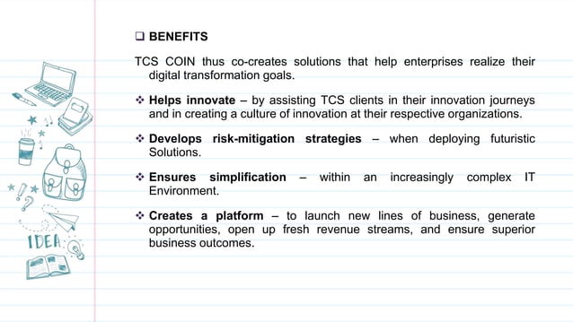 TCS PROJECT REPORT PRESENTATION.pptx | Business Accounting & Finance | Business