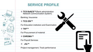 TCS PROJECT REPORT PRESENTATION.pptx