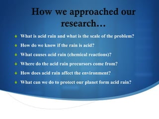 Acid Rain Powerpoint presentation | PPT