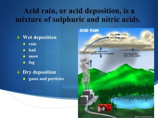 Acid Rain Powerpoint presentation | PPT | Chemistry | Science