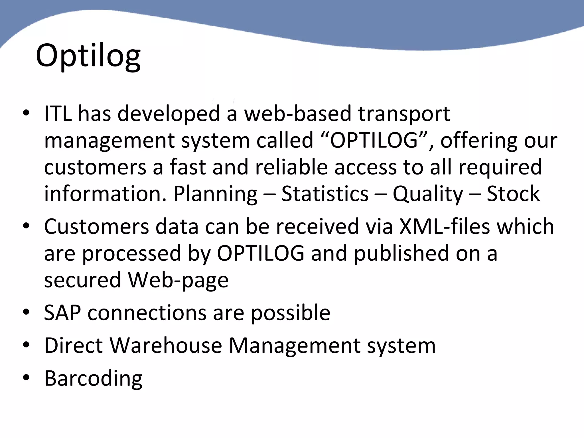 Presentation ITL Group | PPS