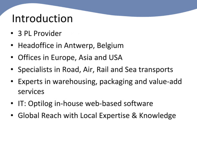 Presentation ITL Group | PPS