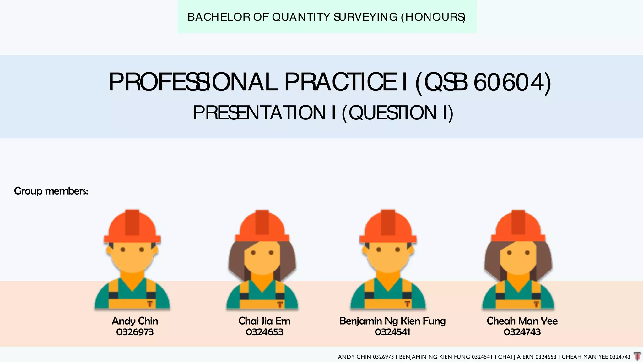 PP1 Tutorial 1 Presentation | PPT