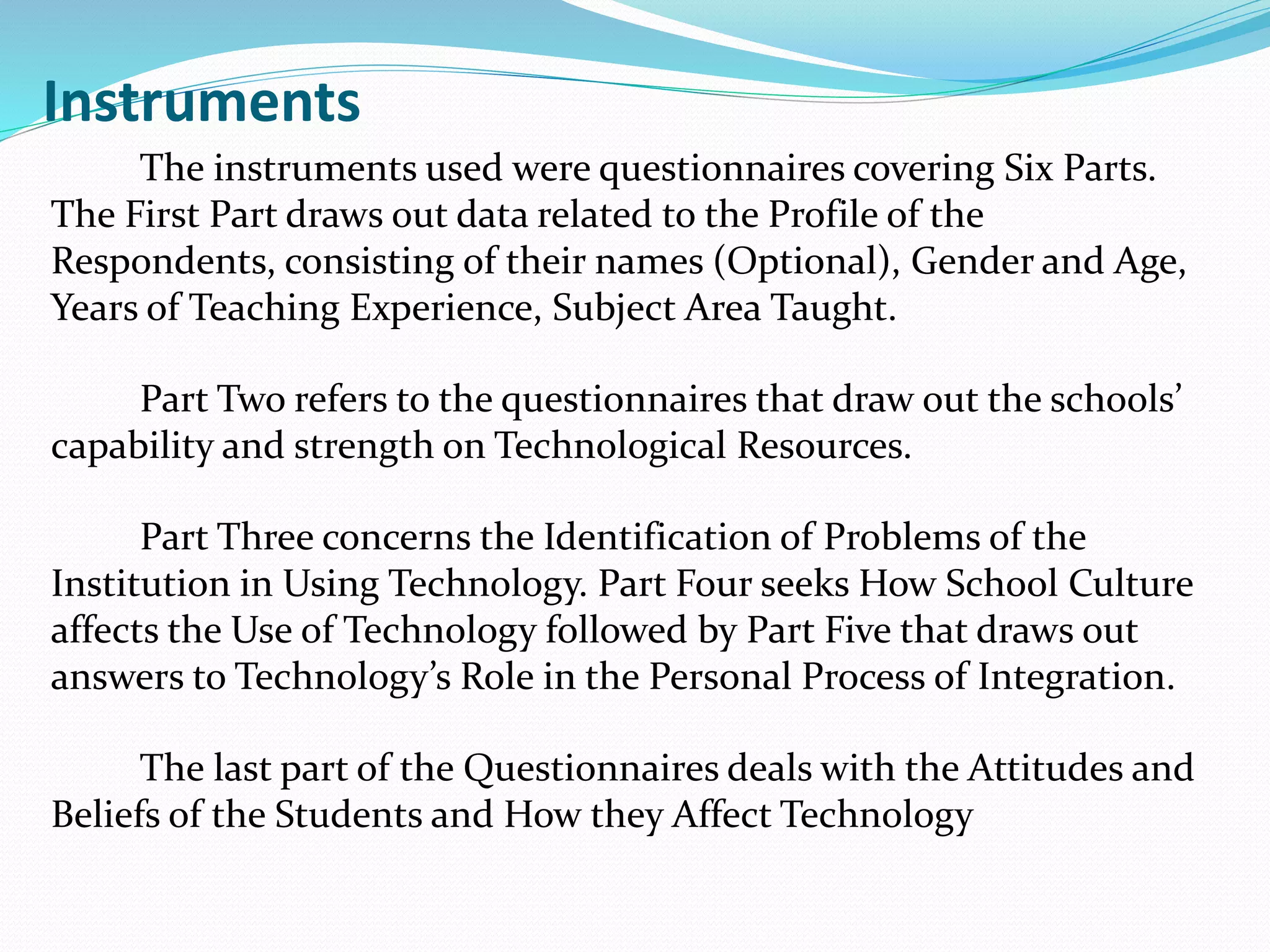 Pp presentation of action research on roadblocks in using technology | PPTX