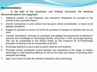 Pp presentation of action research on roadblocks in using technology | PPTX