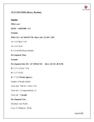 Mobile/Web App Development Project Report | DOCX