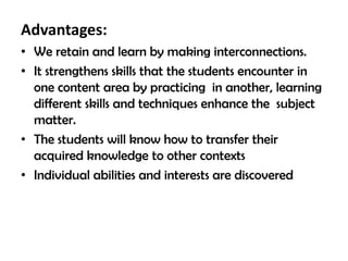 Project Based Learning through Integration | PPT