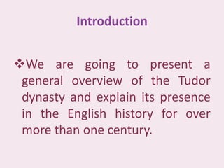 PP The Tudor Dynasty | PPTX