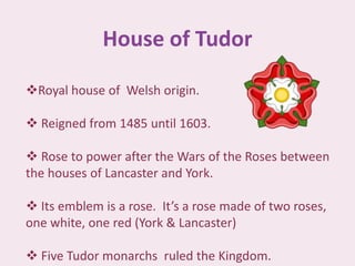 PP The Tudor Dynasty | PPTX
