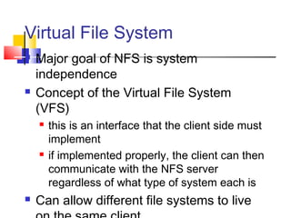 NETWORK FILE SYSTEM | PPT