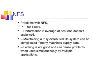 NETWORK FILE SYSTEM | PPT