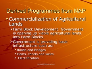 Public-Private Partnerships Key 2 Farm Block Development In Zambia | PPT