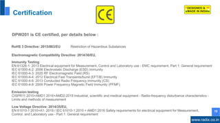 Differential Pressure Transmitter DPW201 | PDF