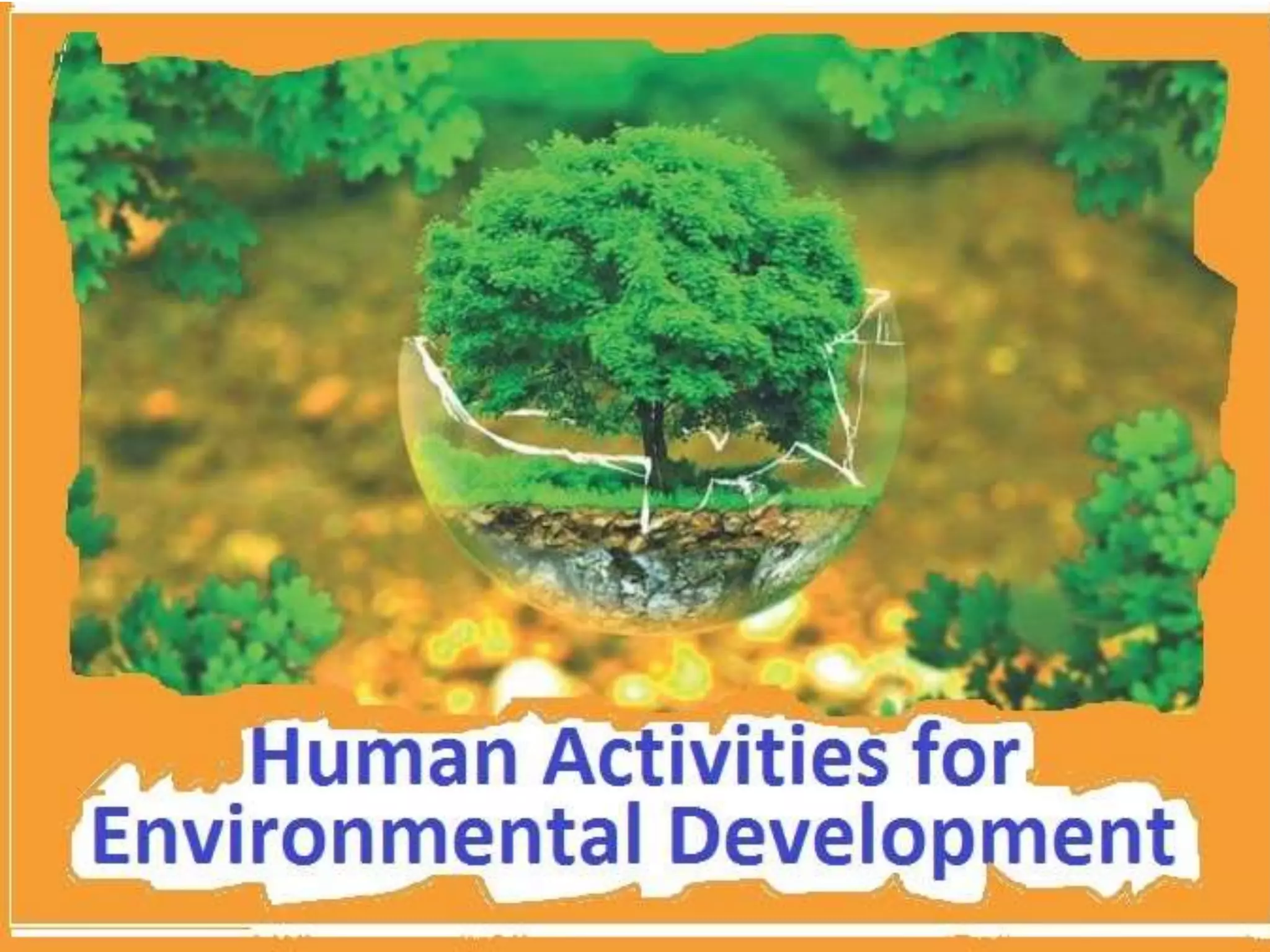 Human Activity for Environmental Development | PPT