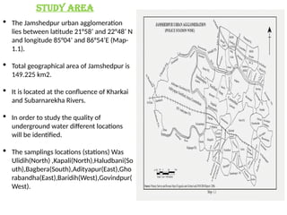 Power point presentation of water analysis around Jamshedpur subranekha ...