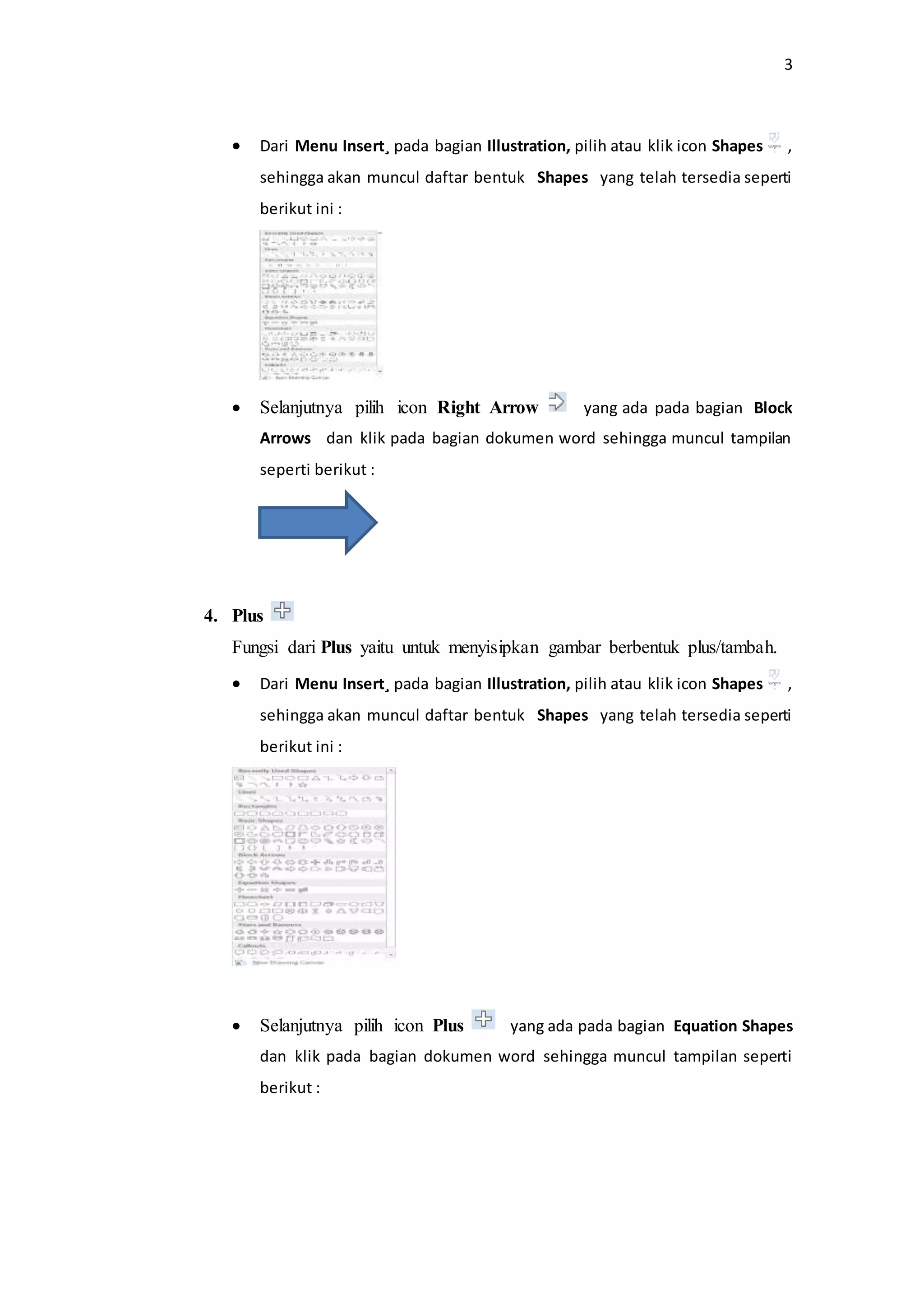 PENGGUNAAN FITUR SHAPES DAN SMARTART PADA MICROSOFT OFFICE WORD 2013 | DOCX
