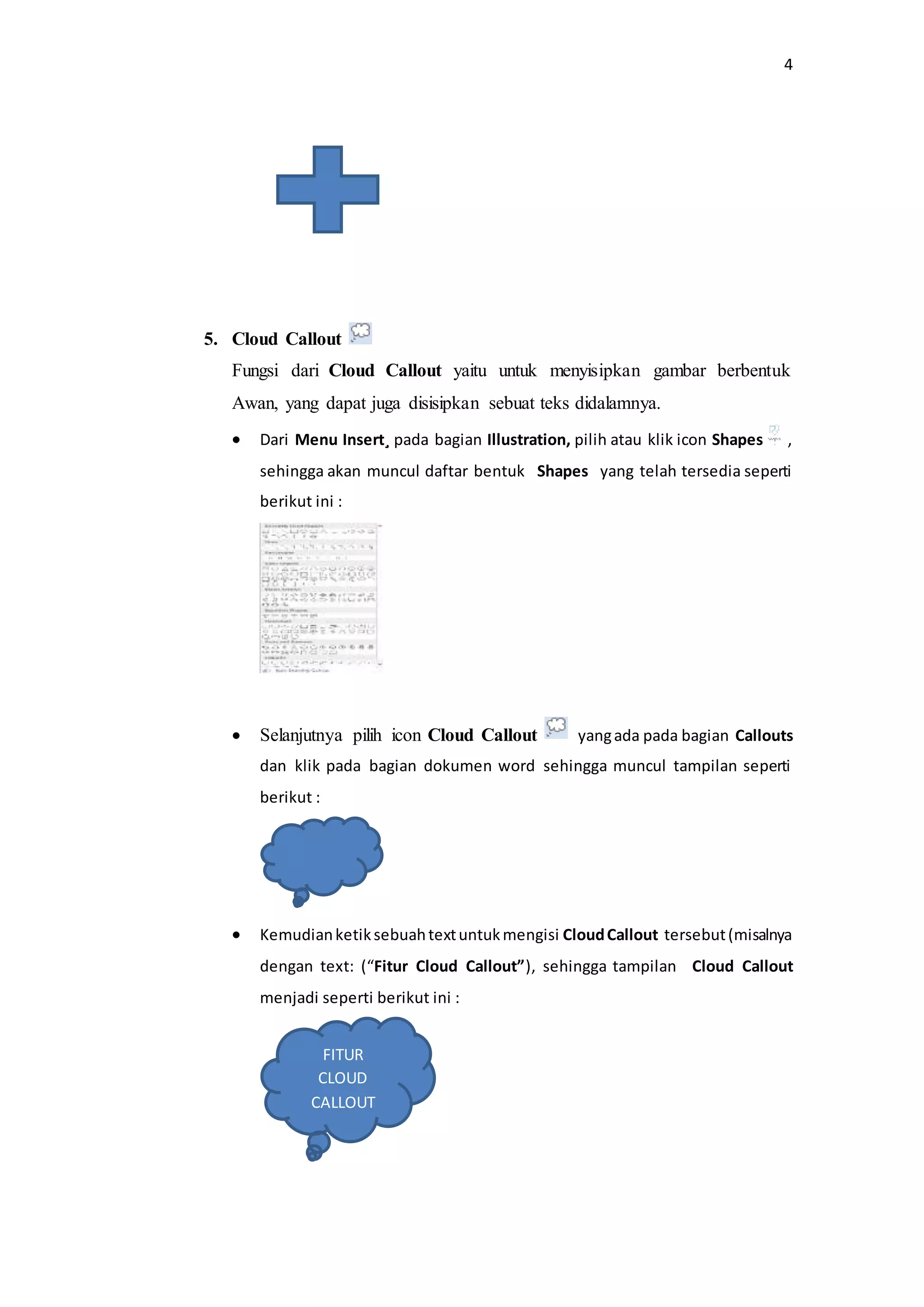 PENGGUNAAN FITUR SHAPES DAN SMARTART PADA MICROSOFT OFFICE WORD 2013 | DOCX