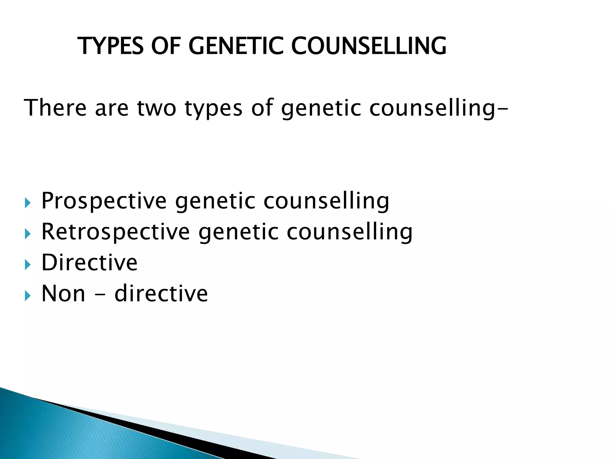 pppt on genetic counselling.pptx | Pregnancy | Reproductive Health