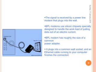 power line networking by ajay dilish | PPTX