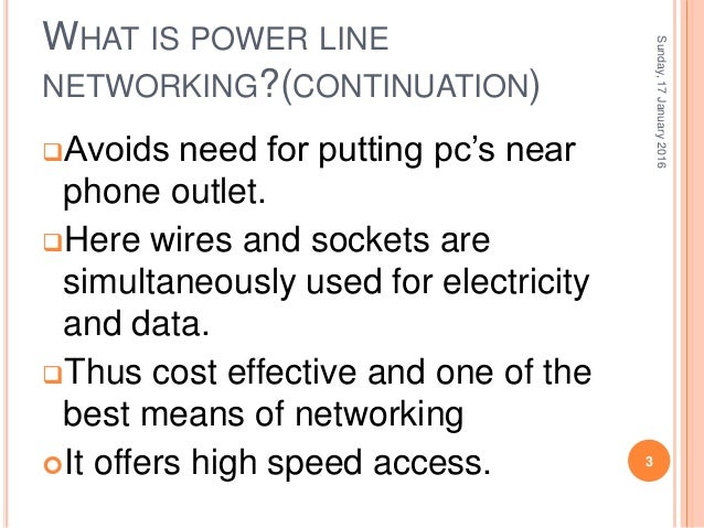 power line networking by ajay dilish
