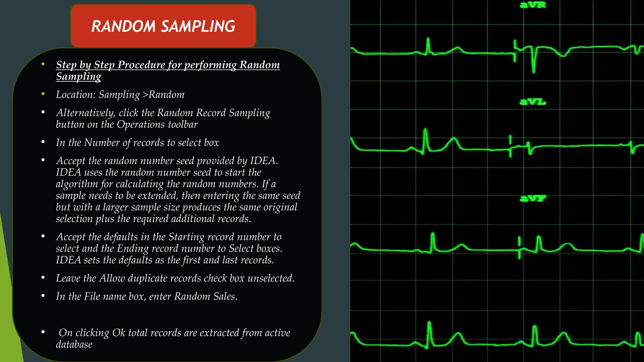 Presentation on IDEA auditing software CA | PPTX