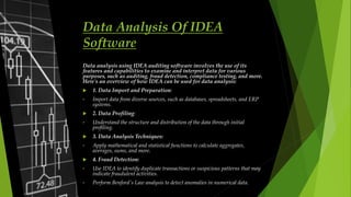 Presentation on IDEA auditing software CA | PPTX