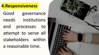 characteristic of good governanvce | PPTX